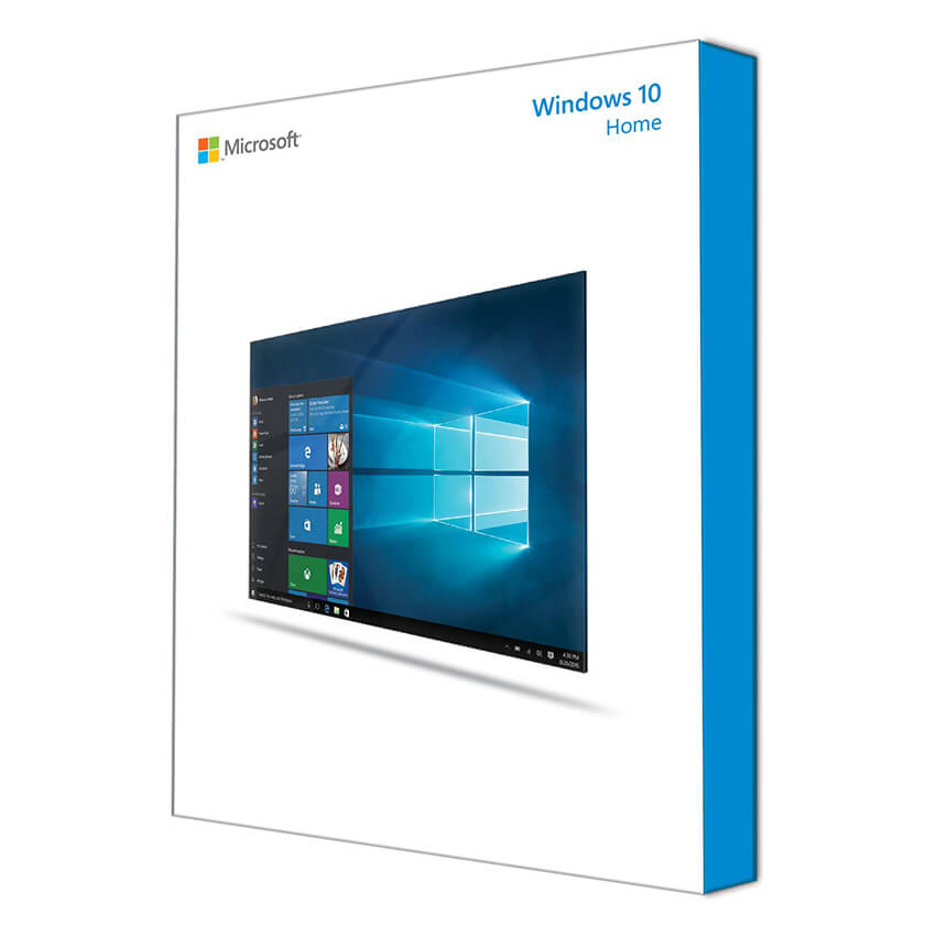 Microsoft Windows 10 Home, 64-bit, Español, 1PK, DVD, OEM - Deffo Argentina
