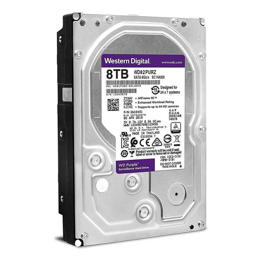 Disco Interno Western Digital Purple 8TB SATA3 7200rpm 256MB Cache 3.5 ...