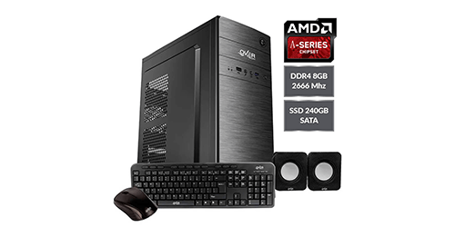 PC Teramar AMD A12-9800 Quad-Core (8GB DDR4, SSD 240GB, Radeon R7 ...