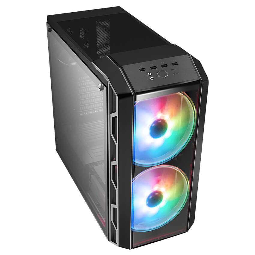 Gabinete Cooler Master MASTERBOX H500 ARGB, ATX, Sin Fuente, Vidrio ...
