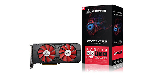 Placa de Video Arktek Radeon RX 580 8GB GDDR5 - Deffo Argentina