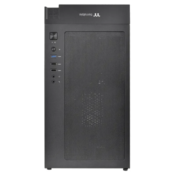 Gabinete Thermaltake H330 TG, ATX, Sin Fuente, Vidrio Templado, 1 Fan 12 cm, Negro - Deffo Argentina