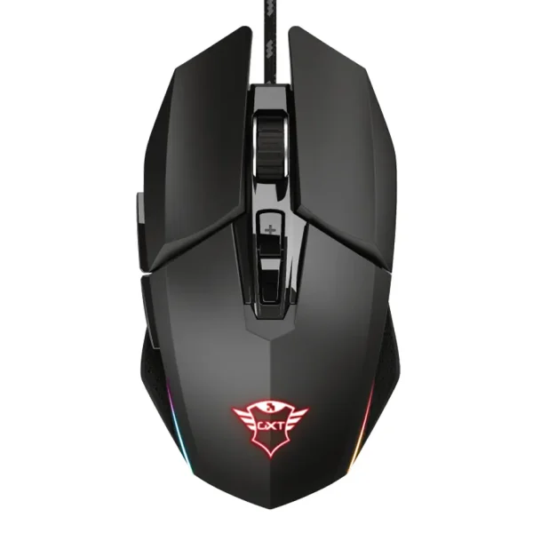 Mouse Trust GXT 950 IDON, Gamer, RGB, USB, Negro - Deffo Argentina