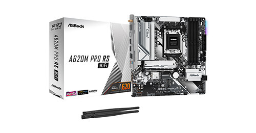 Motherboard ASRock A620M Pro RS WiFi, DDR5, Socket AM5 - Deffo Argentina