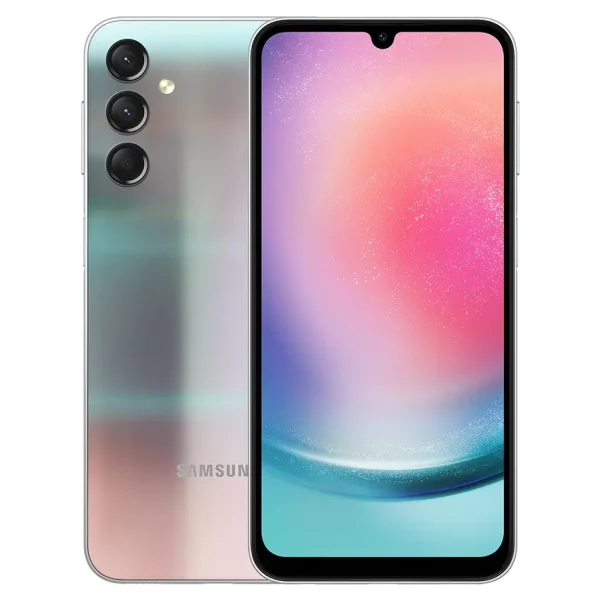 Celular Samsung Galaxy A24, 6Gb Ram, 128Gb, Plata - Deffo Argentina