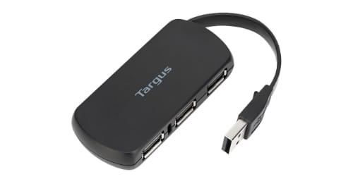 Hub Targus ACH114US, 4 Puertos USB 2.0 - Deffo Argentina