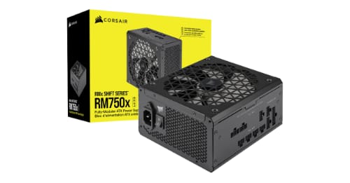 Fuente de alimentación modular Corsair RM750x SHIFT, 750W, 80 PLUS Gold ...