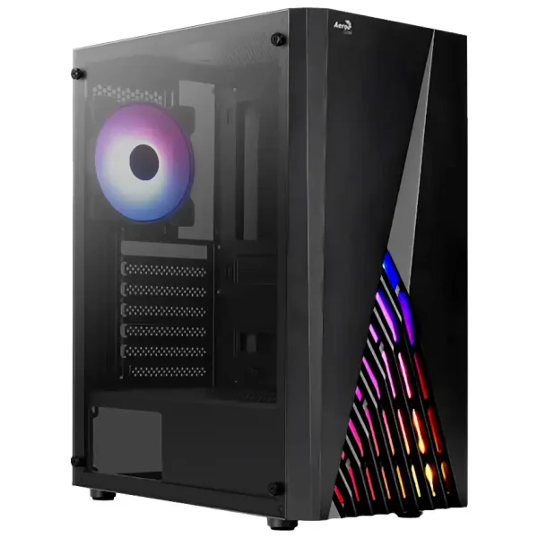 Gabinete Aerocool Delta-G-BK-V2, ATX, Sin Fuente, Vidrio Templado, 1 ...