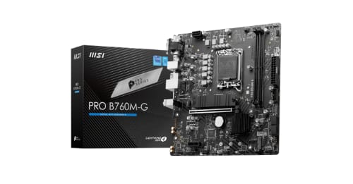 Motherboard MSI PRO B760M-G, DDR5, Socket LGA1700 - Deffo Argentina
